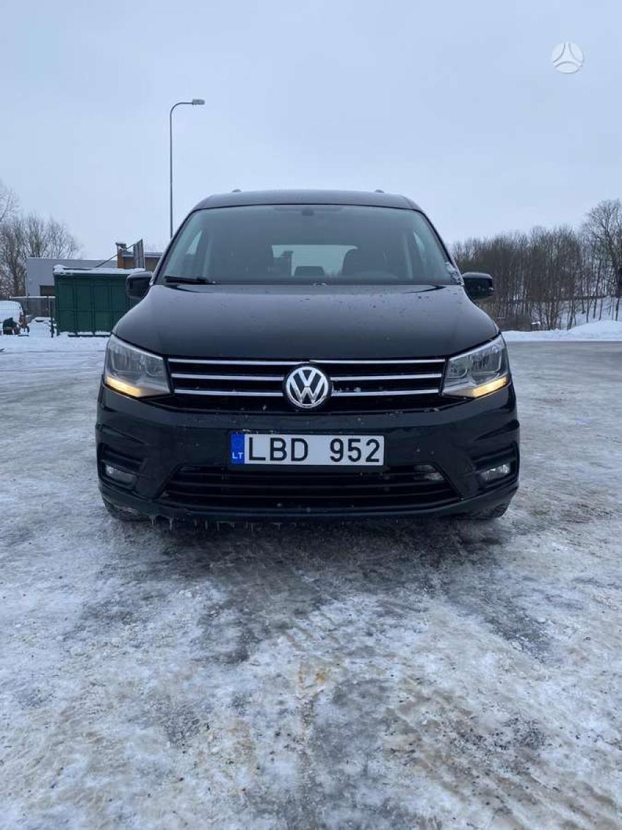 Black Volkswagen Caddy 2016 in Klaipeda, with an engine capacity of 1.97 L and mileage of 248 thousand km for 6500 €, photo 8 on AUTOMOTO.COM.LV