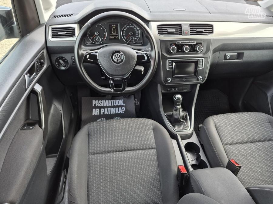 Melns Volkswagen Caddy 2016 Viļņa, ar dzinēja tilpumu 2.00 L un nobraukumu 275 tūkst. km par 9950 €, foto 10 vietnē AUTOMOTO.COM.LV