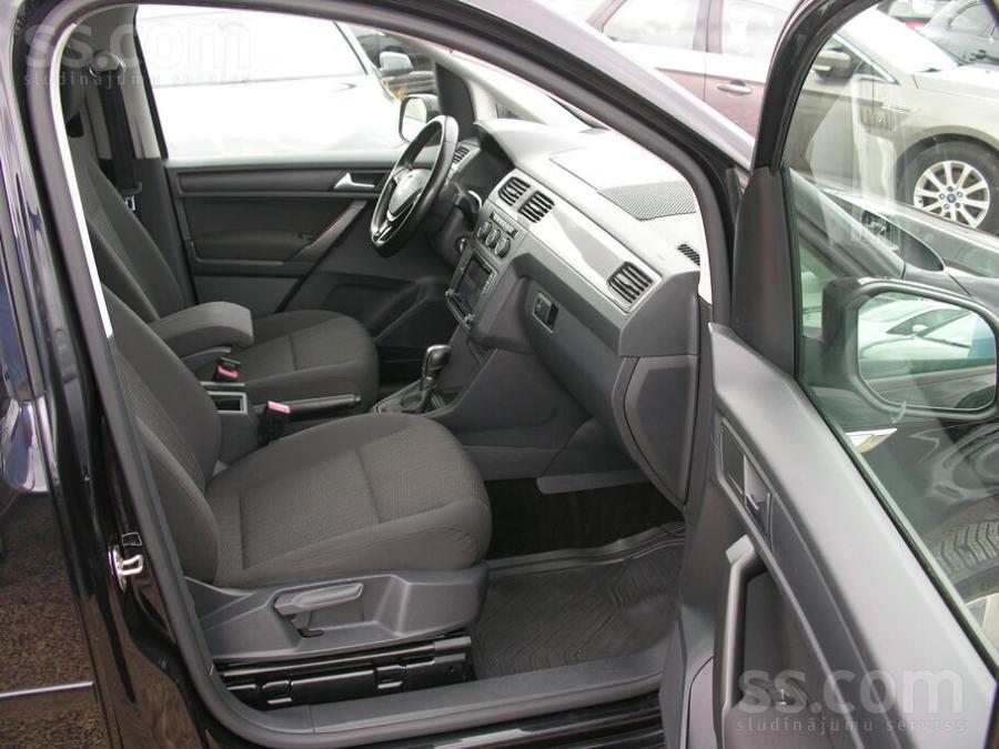 Melns Volkswagen Caddy 2016 Rīga, ar dzinēja tilpumu 2.00 L un nobraukumu 214 tūkst. km par 9950 €, foto 7 vietnē AUTOMOTO.COM.LV