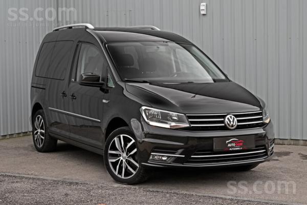 Melns Volkswagen Caddy 2016 Ogre, ar dzinēja tilpumu 2.00 L un nobraukumu 223 tūkst. km par 12500 €, foto 1 vietnē AUTOMOTO.COM.LV