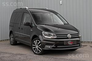 Black Volkswagen Caddy 2016 in Ogre, with an engine capacity of 2.00 L and mileage of 223 thousand km for 12500 €, photo  on AUTOMOTO.COM.LV