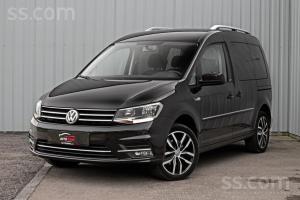 Black Volkswagen Caddy 2016 in Ogre, with an engine capacity of 2.00 L and mileage of 223 thousand km for 12500 €, photo 3 on AUTOMOTO.COM.LV