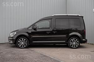 Black Volkswagen Caddy 2016 in Ogre, with an engine capacity of 2.00 L and mileage of 223 thousand km for 12500 €, photo 6 on AUTOMOTO.COM.LV