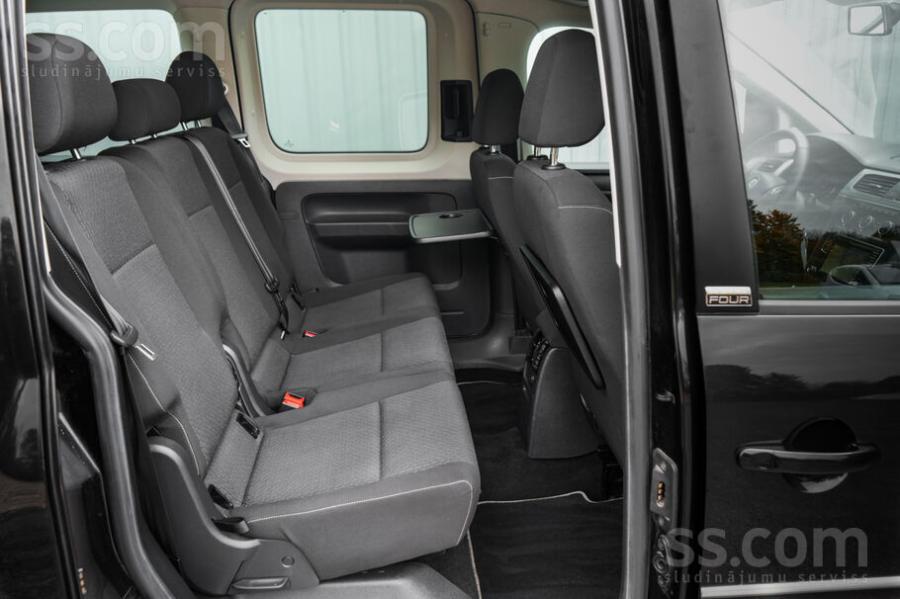 Black Volkswagen Caddy 2016 in Ogre, with an engine capacity of 2.00 L and mileage of 223 thousand km for 12500 €, photo 18 on AUTOMOTO.COM.LV