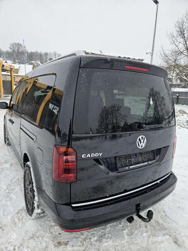 Black Volkswagen Caddy 2017 in Telschi, with an engine capacity of 2.00 L and mileage of 259 thousand km for 10800 €, photo 7 on AUTOMOTO.COM.LV