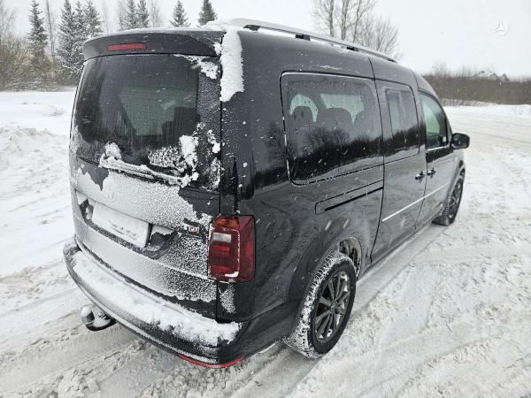 Черный Фольксваген Кадди 2017 в Тельшяй, объемом двигателя 2.00 л и пробегом 318 тыс. км за 8950 €, фото 6 на AUTOMOTO.COM.LV