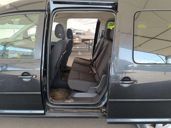 Black Volkswagen Caddy 2017 in Kaunas, with an engine capacity of 1.40 L and mileage of 275 thousand km for 8500 €, photo 3 on AUTOMOTO.COM.LV