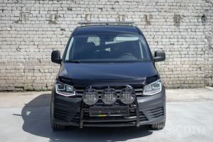Black Volkswagen Caddy 2017 in Liepaja, with an engine capacity of 2.00 L and mileage of 341 thousand km for 9300 €, photo 7 on AUTOMOTO.COM.LV