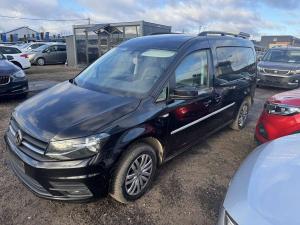 Melns Volkswagen Caddy 2018 Kauņa, ar dzinēja tilpumu 2.00 L un nobraukumu 215 tūkst. km par 8350 €, foto  vietnē AUTOMOTO.COM.LV