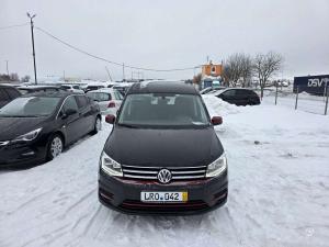 Black Volkswagen Caddy 2018 in Siauliai, with an engine capacity of 1.97 L and mileage of 187 thousand km for 13900 €, photo 3 on AUTOMOTO.COM.LV