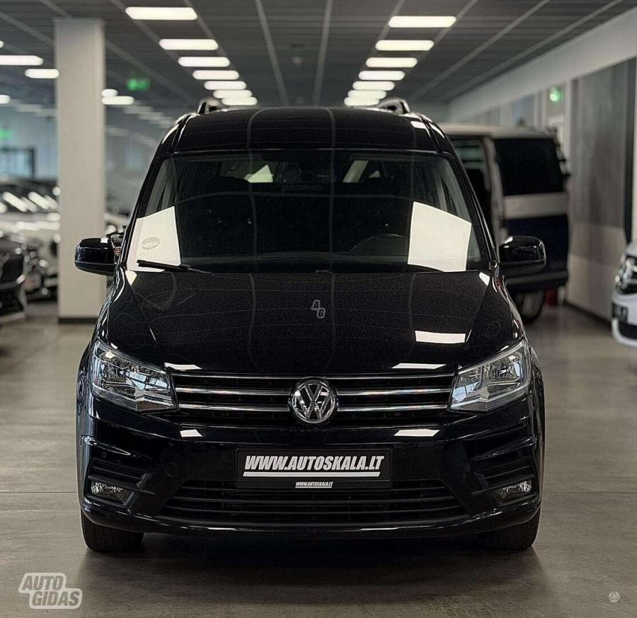 Black Volkswagen Caddy 2019 in Klaipeda, with an engine capacity of 2.00 L and mileage of 292 thousand km for 14500 €, photo 6 on AUTOMOTO.COM.LV