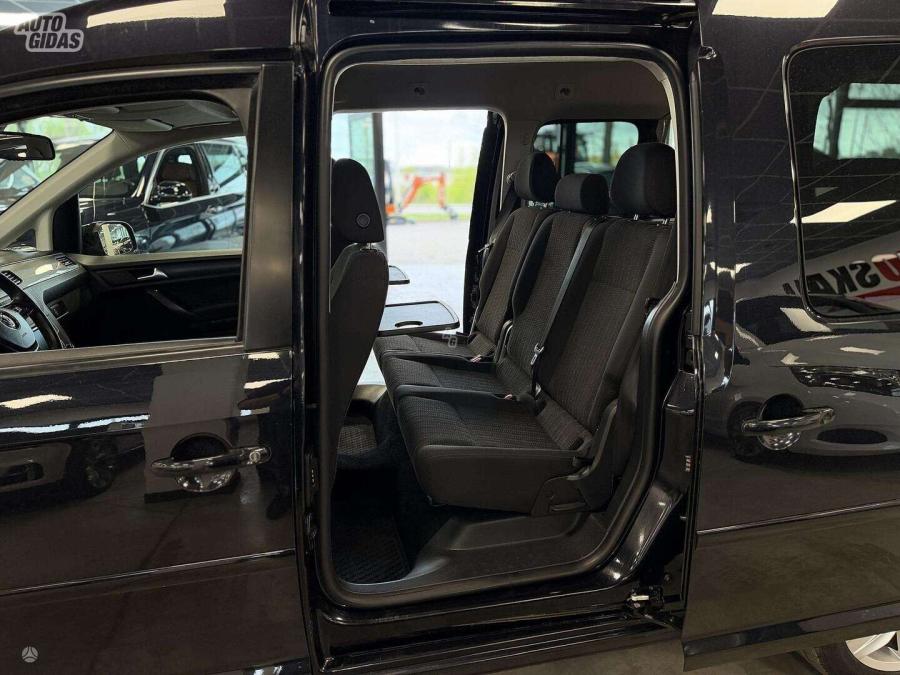 Black Volkswagen Caddy 2019 in Klaipeda, with an engine capacity of 2.00 L and mileage of 292 thousand km for 14500 €, photo 29 on AUTOMOTO.COM.LV