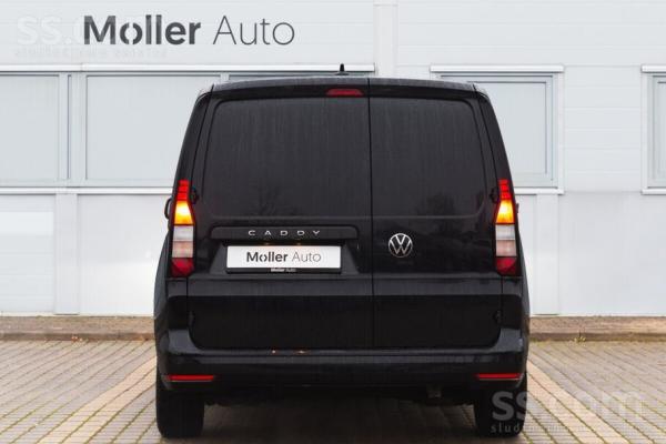 Black Volkswagen Caddy 2021 in Ventspils, with an engine capacity of 2.00 L and mileage of 171 thousand km for 17500 €, photo 4 on AUTOMOTO.COM.LV