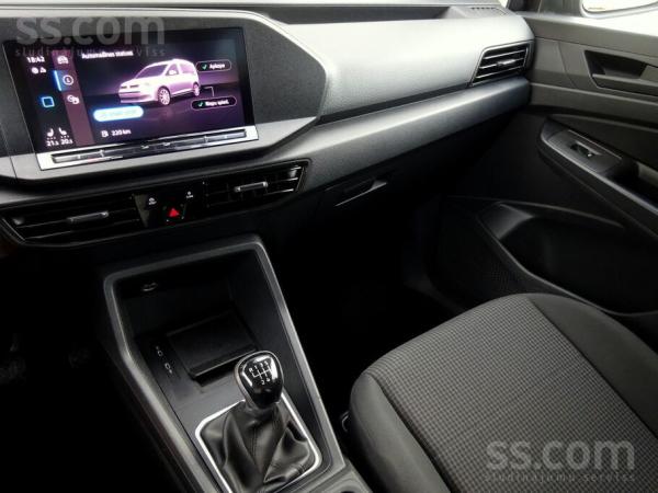 Black Volkswagen Caddy 2022 in Riga, with an engine capacity of 2.00 L and mileage of 129 thousand km for 18900 €, photo 10 on AUTOMOTO.COM.LV