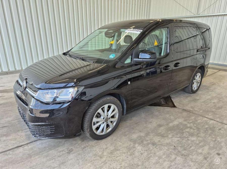 Black Volkswagen Caddy 2026 in Klaipeda, with an engine capacity of 1.50 L and mileage of 21 thousand km for 14800 €, photo 1 on AUTOMOTO.COM.LV