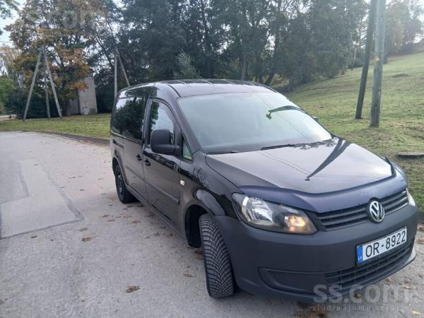 Black Volkswagen Caddy 2014 in Tukums, with an engine capacity of 1.60 L and mileage of 0 thousand km for 3999 €, photo 1 on AUTOMOTO.COM.LV