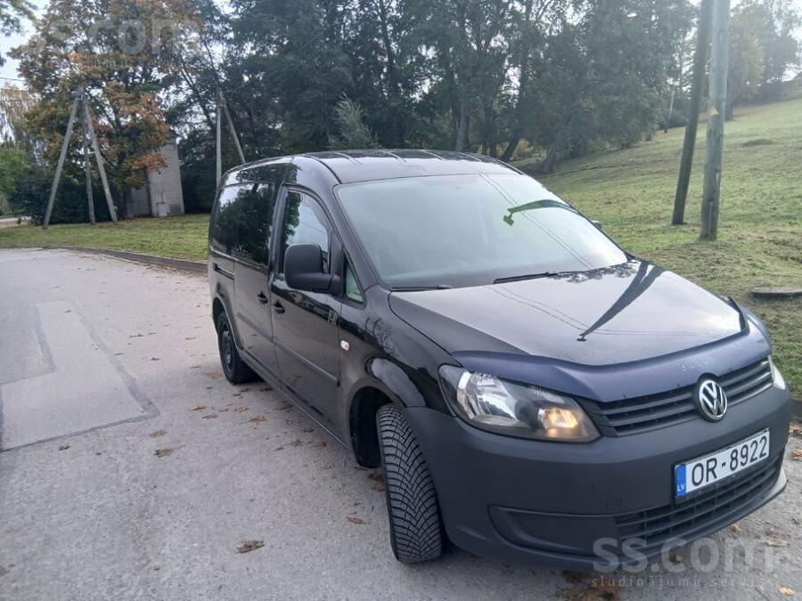 Melns Volkswagen Caddy 2014 Tukums, ar dzinēja tilpumu 1.60 L un nobraukumu 0 tūkst. km par 3999 €, foto 1 vietnē AUTOMOTO.COM.LV