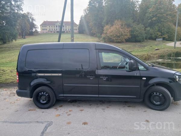 Black Volkswagen Caddy 2014 in Tukums, with an engine capacity of 1.60 L and mileage of 0 thousand km for 3999 €, photo 3 on AUTOMOTO.COM.LV
