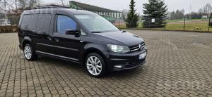 Melns Volkswagen Caddy 2016 Jelgava, ar dzinēja tilpumu 2.00 L un nobraukumu 281 tūkst. km par 15500 €, foto  vietnē AUTOMOTO.COM.LV