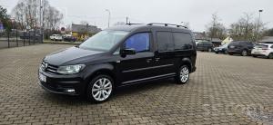 Black Volkswagen Caddy 2016 in Jelgava, with an engine capacity of 2.00 L and mileage of 281 thousand km for 15500 €, photo 6 on AUTOMOTO.COM.LV