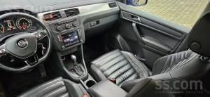 Black Volkswagen Caddy 2016 in Jelgava, with an engine capacity of 2.00 L and mileage of 281 thousand km for 15500 €, photo 8 on AUTOMOTO.COM.LV