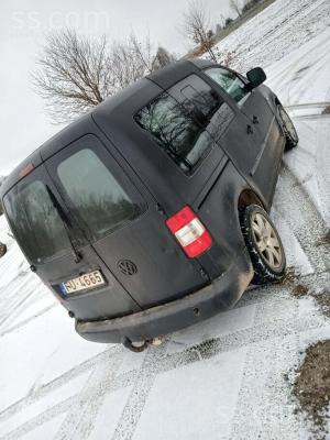 Black Volkswagen Caddy 2006 in Riga, with an engine capacity of 1.90 L and mileage of 511 thousand km for 1500 €, photo 2 on AUTOMOTO.COM.LV