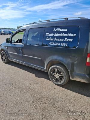 Melns Volkswagen Caddy 2010 Pērnava, ar dzinēja tilpumu 1.90 L un nobraukumu 472 tūkst. km par 2950 €, foto  vietnē AUTOMOTO.COM.LV