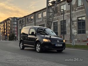 Black Volkswagen Caddy 2012 in Tallinn, with an engine capacity of 2.00 L and mileage of 0 thousand km for 7100 €, photo  on AUTOMOTO.COM.LV