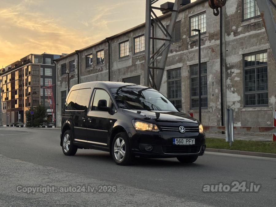 Black Volkswagen Caddy 2012 in Tallinn, with an engine capacity of 2.00 L and mileage of 0 thousand km for 7100 €, photo 1 on AUTOMOTO.COM.LV
