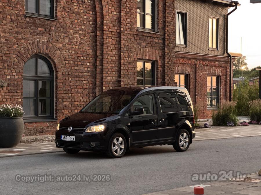 Black Volkswagen Caddy 2012 in Tallinn, with an engine capacity of 2.00 L and mileage of 0 thousand km for 7100 €, photo 3 on AUTOMOTO.COM.LV