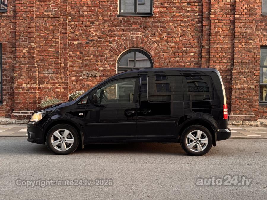 Black Volkswagen Caddy 2012 in Tallinn, with an engine capacity of 2.00 L and mileage of 0 thousand km for 7100 €, photo 4 on AUTOMOTO.COM.LV