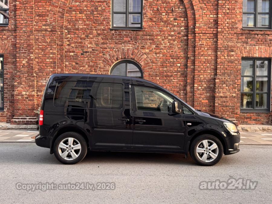 Black Volkswagen Caddy 2012 in Tallinn, with an engine capacity of 2.00 L and mileage of 0 thousand km for 7100 €, photo 8 on AUTOMOTO.COM.LV