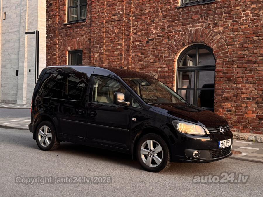 Black Volkswagen Caddy 2012 in Tallinn, with an engine capacity of 2.00 L and mileage of 0 thousand km for 7100 €, photo 9 on AUTOMOTO.COM.LV
