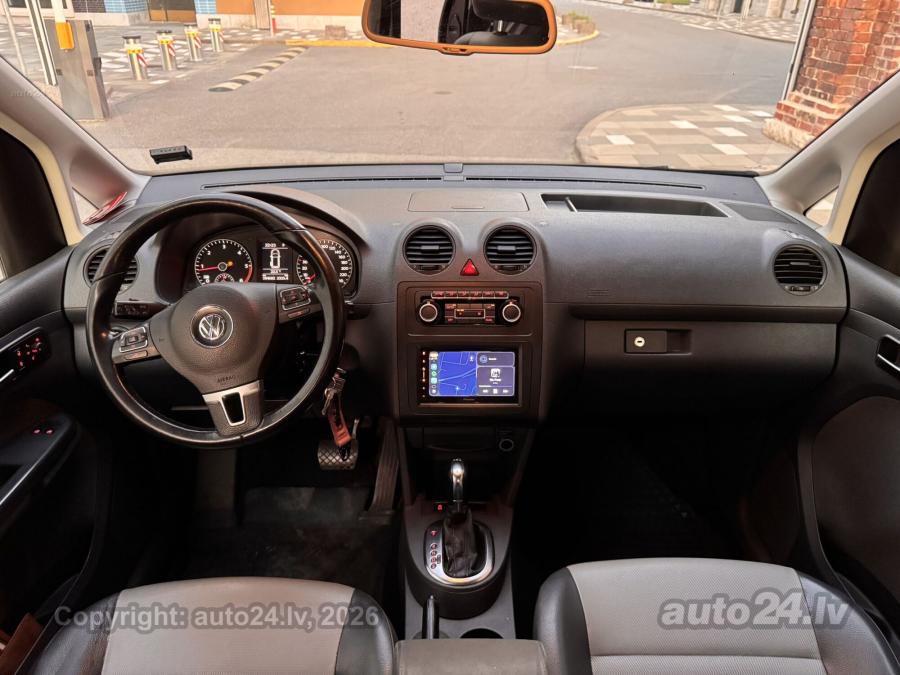 Black Volkswagen Caddy 2012 in Tallinn, with an engine capacity of 2.00 L and mileage of 0 thousand km for 7100 €, photo 14 on AUTOMOTO.COM.LV