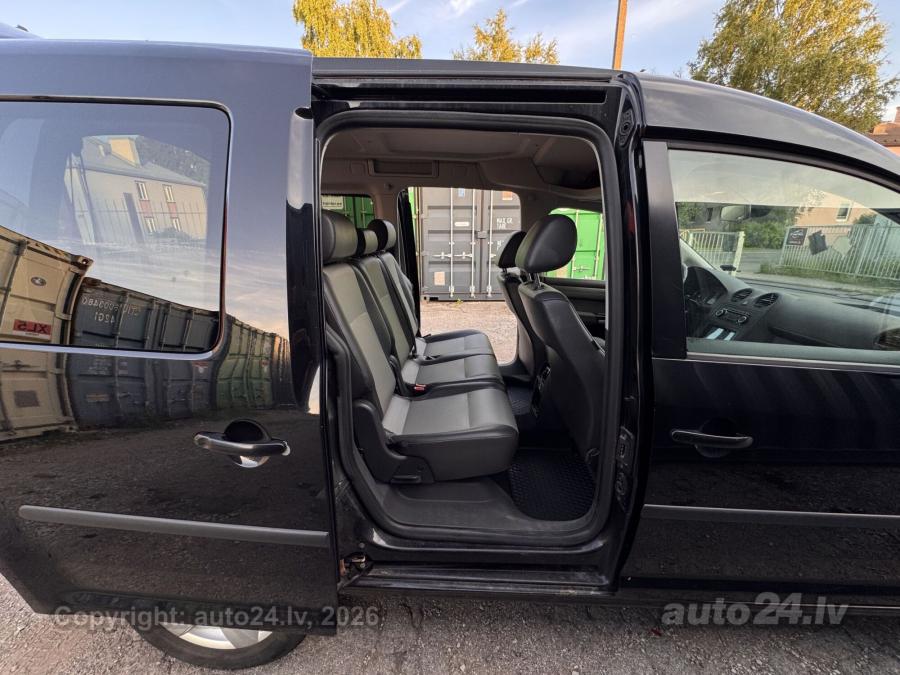 Black Volkswagen Caddy 2012 in Tallinn, with an engine capacity of 2.00 L and mileage of 0 thousand km for 7100 €, photo 20 on AUTOMOTO.COM.LV