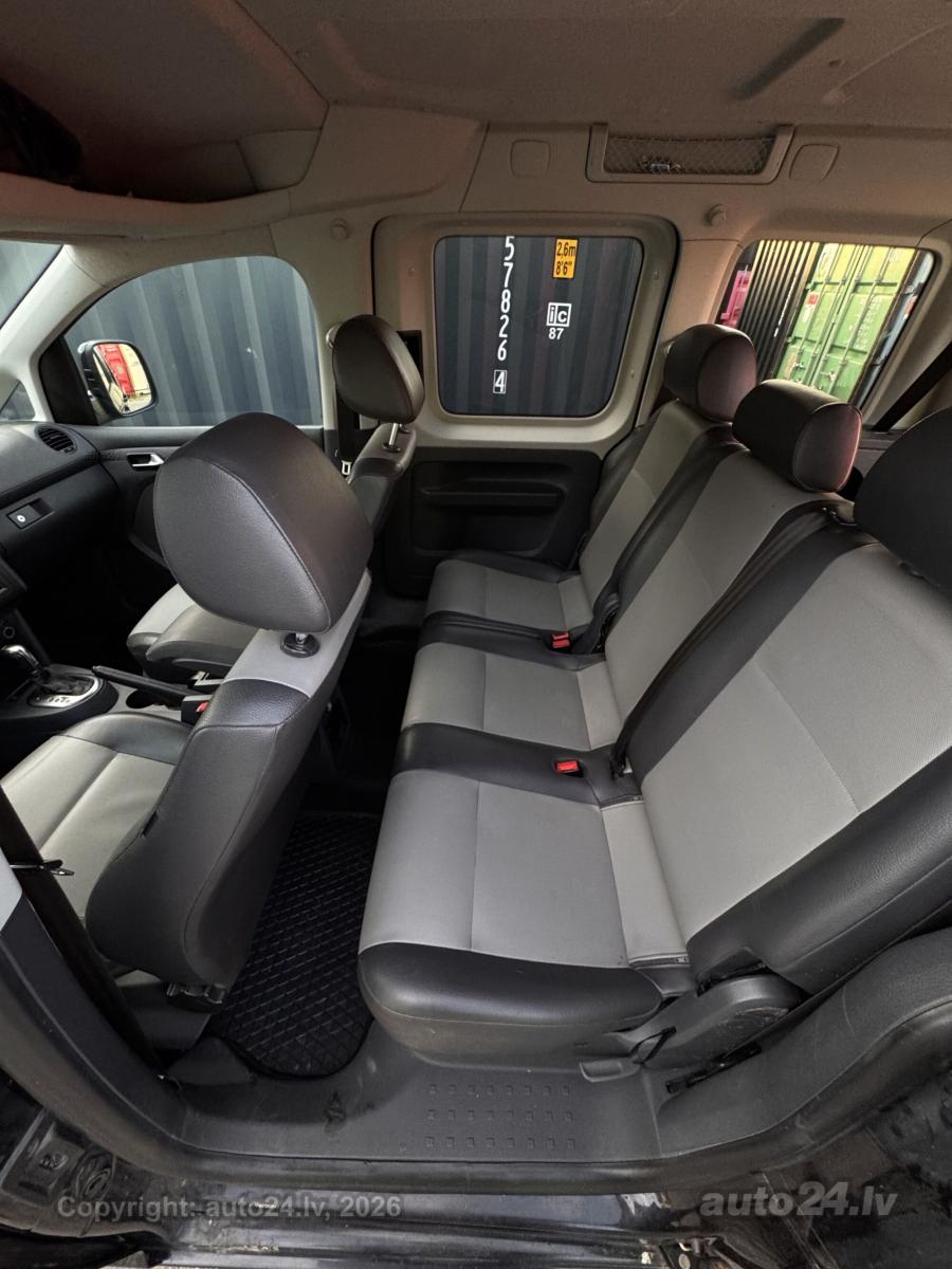 Black Volkswagen Caddy 2012 in Tallinn, with an engine capacity of 2.00 L and mileage of 0 thousand km for 7100 €, photo 21 on AUTOMOTO.COM.LV