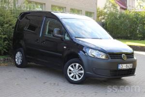 Black Volkswagen Caddy 2012 in Tukums, with an engine capacity of 1.60 L and mileage of 359 thousand km for 5290 €, photo 1 on AUTOMOTO.COM.LV
