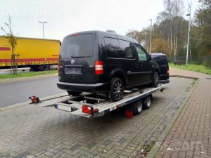 Black Volkswagen Caddy 2013 in Riga, with an engine capacity of 1.60 L and mileage of 223 thousand km for 6698 €, photo 26 on AUTOMOTO.COM.LV