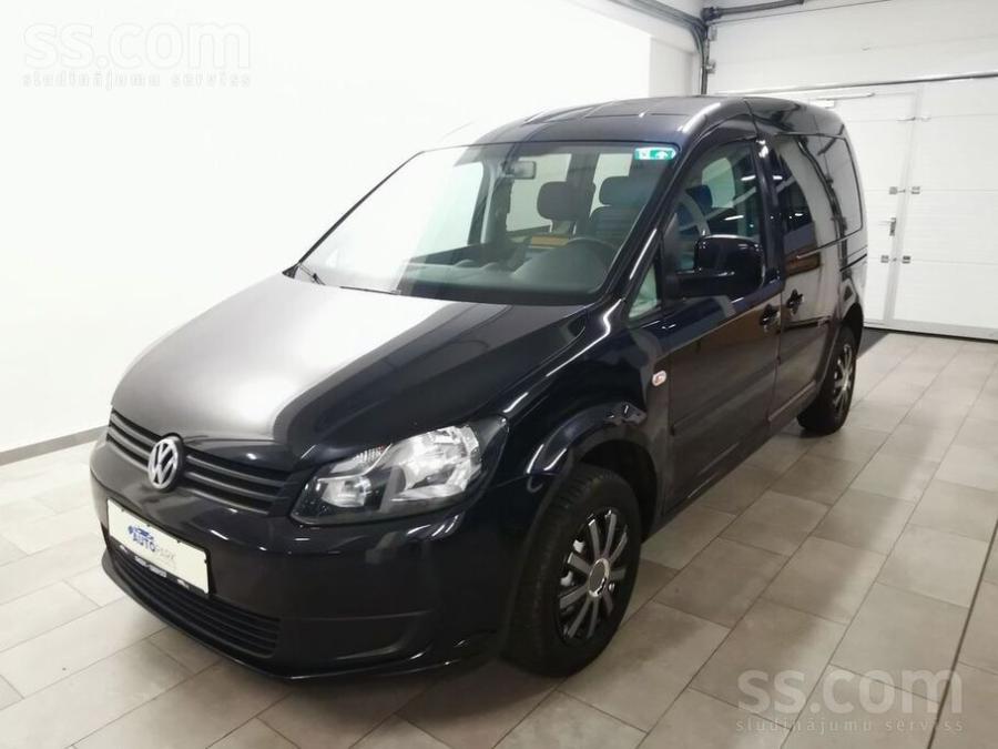 Black Volkswagen Caddy 2013 in Riga, with an engine capacity of 1.60 L and mileage of 223 thousand km for 6698 €, photo 22 on AUTOMOTO.COM.LV