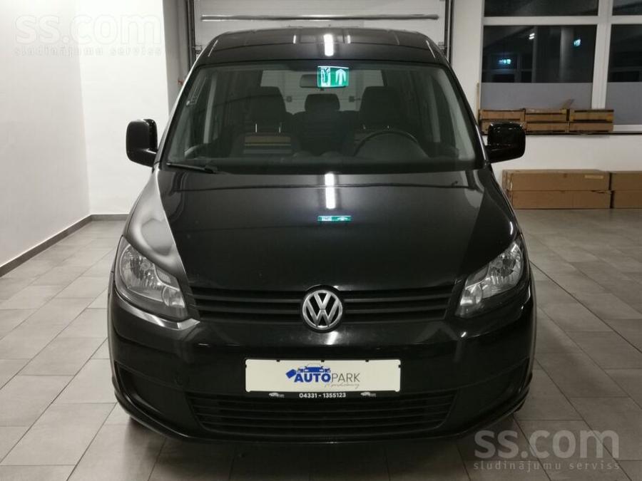 Black Volkswagen Caddy 2013 in Riga, with an engine capacity of 1.60 L and mileage of 223 thousand km for 6698 €, photo 23 on AUTOMOTO.COM.LV