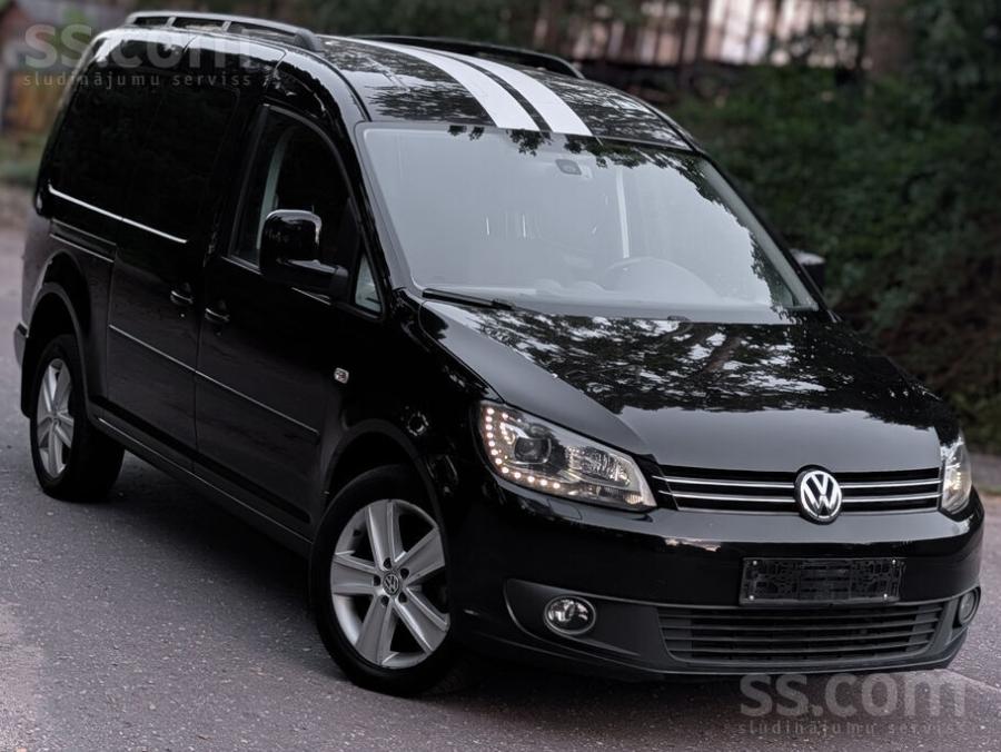 Melns Volkswagen Caddy 2014 Jūrmala, ar dzinēja tilpumu 2.00 L un nobraukumu 0 tūkst. km par 7950 €, foto 1 vietnē AUTOMOTO.COM.LV