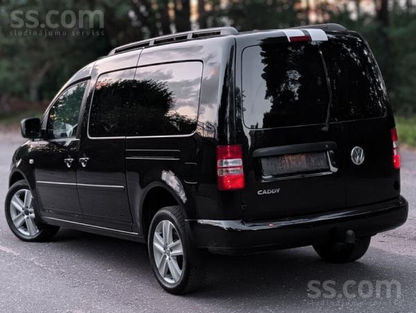 Black Volkswagen Caddy 2014 in Jurmala, with an engine capacity of 2.00 L and mileage of 0 thousand km for 7950 €, photo 4 on AUTOMOTO.COM.LV