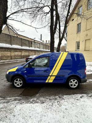 Blue Volkswagen Caddy 2007 in Vilnius, with an engine capacity of 1.39 L and mileage of 168 thousand km for 2850 €, photo 2 on AUTOMOTO.COM.LV