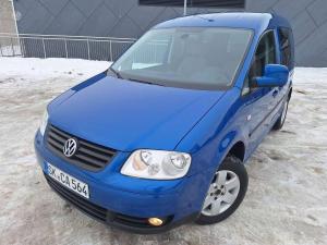 Zils Volkswagen Caddy 2009 Jonava, ar dzinēja tilpumu 1.90 L un nobraukumu 275 tūkst. km par 4350 €, foto  vietnē AUTOMOTO.COM.LV
