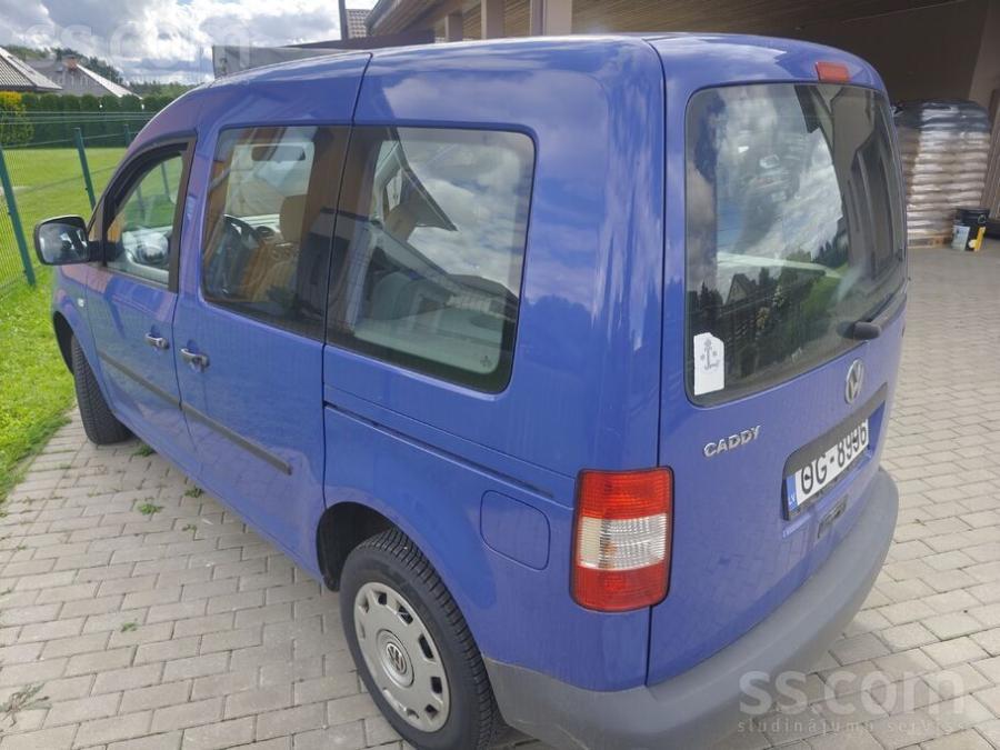 Zils Volkswagen Caddy 2006 Ogre, ar dzinēja tilpumu 1.40 L un nobraukumu 223 tūkst. km par 2400 €, foto 2 vietnē AUTOMOTO.COM.LV