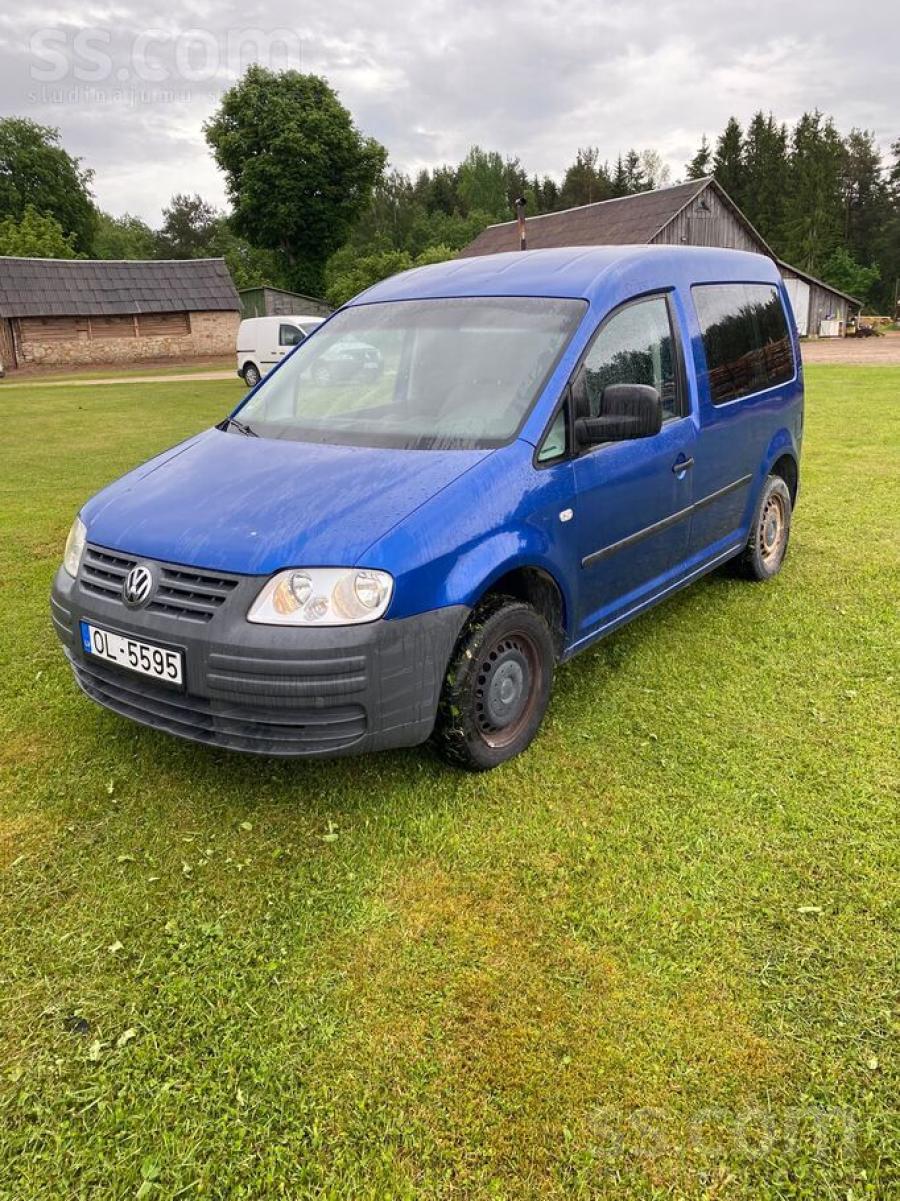Zils Volkswagen Caddy 2004 Alūksne, ar dzinēja tilpumu 1.90 L un nobraukumu 283 tūkst. km par 2500 €, foto 5 vietnē AUTOMOTO.COM.LV