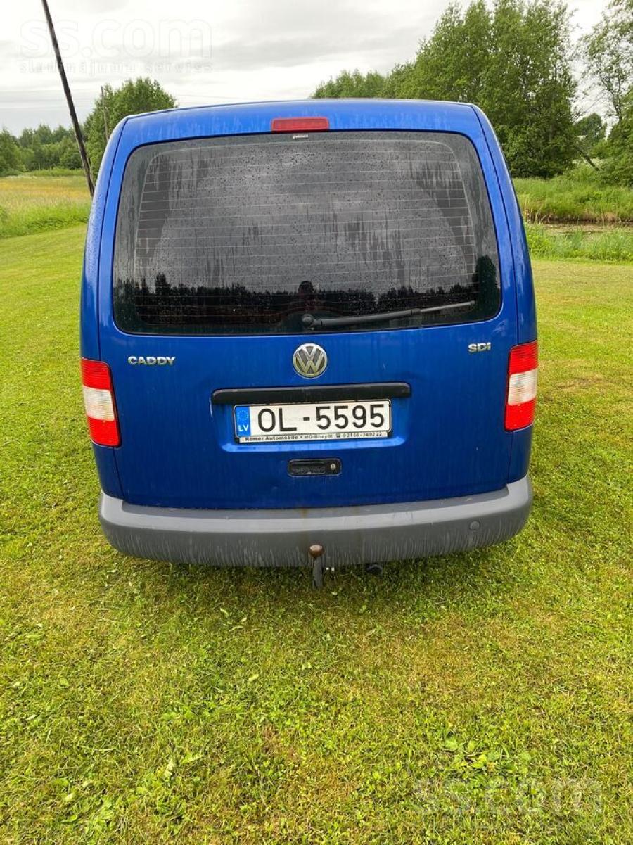 Zils Volkswagen Caddy 2004 Alūksne, ar dzinēja tilpumu 1.90 L un nobraukumu 283 tūkst. km par 2500 €, foto 7 vietnē AUTOMOTO.COM.LV