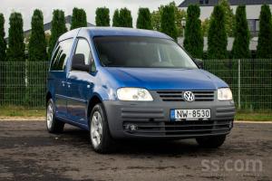 Blue Volkswagen Caddy 2004 in Jelgava, with an engine capacity of 1.90 L and mileage of 380 thousand km for 3700 €, photo  on AUTOMOTO.COM.LV