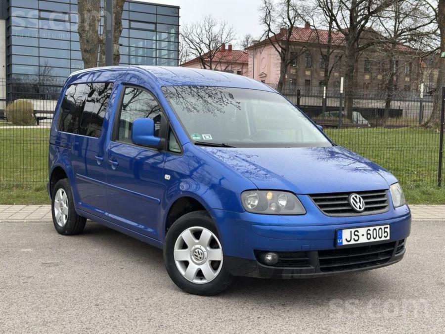 Zils Volkswagen Caddy 2005 Tukums, ar dzinēja tilpumu 1.90 L un nobraukumu 350 tūkst. km par 2900 €, foto 3 vietnē AUTOMOTO.COM.LV