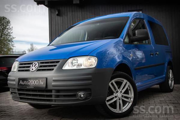 Zils Volkswagen Caddy 2005 Tukums, ar dzinēja tilpumu 2.00 L un nobraukumu 240 tūkst. km par 4990 €, foto 2 vietnē AUTOMOTO.COM.LV